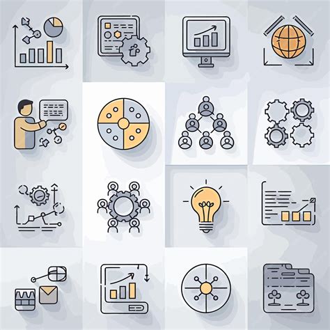 2d Vector Illustration Colorful Swot Analysis Infographic Sets Data Analysis Work Icon Premium