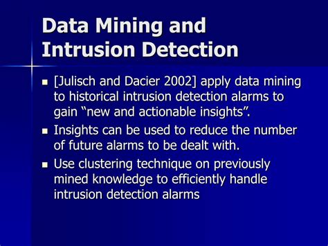 Ppt Data Mining And Intrusion Detection Powerpoint Presentation Free