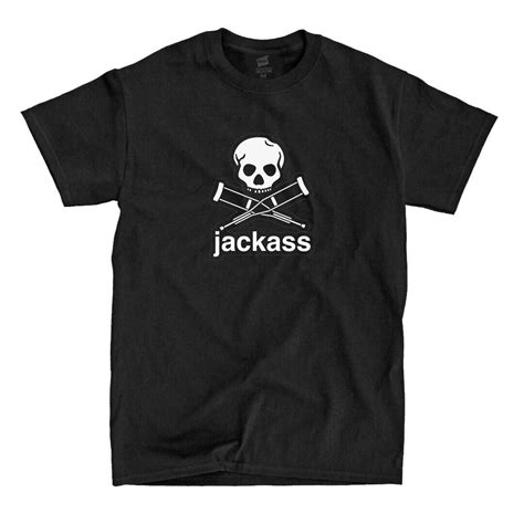 Jackass Logo Black Shirt Ships Fast High Quality