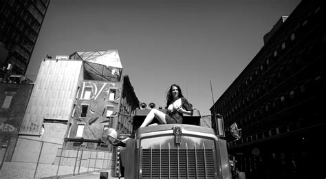 Natalie White Celebrating Monster Truck Culture Purple Sex