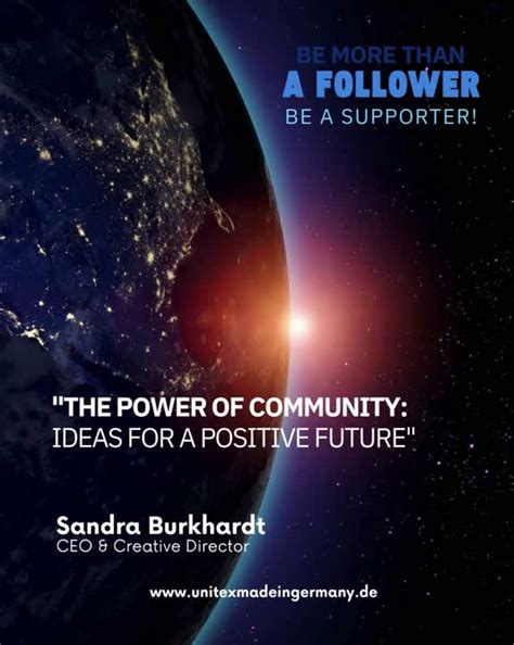 Sandra Burkhardt On Linkedin 🌍 The Power Of Community Ideas For A
