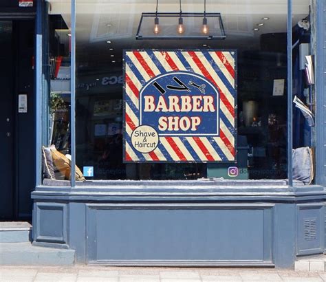 3d Man Hair Cut G101 Barber Shop Window Stickers Vinyl Wall Mural