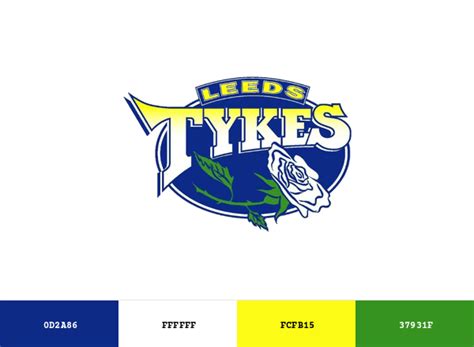 Leeds Tykes Brand Color Codes