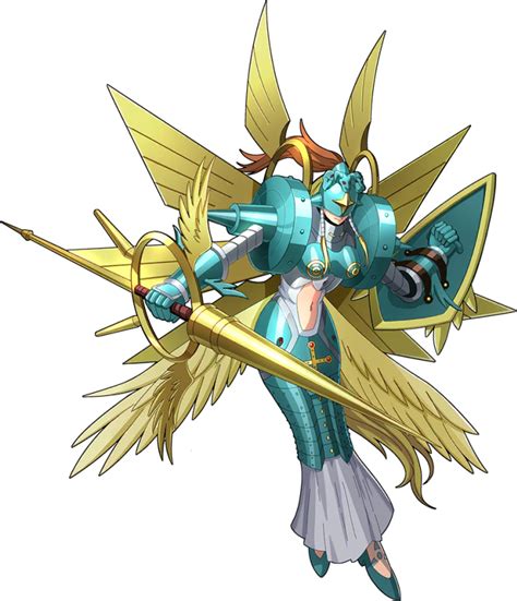 Ofanimon Digimon Digimon New Century Official Art Armor Digimon