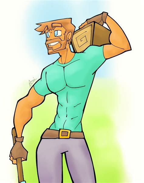 Buff Steve By Aridrwz On Newgrounds