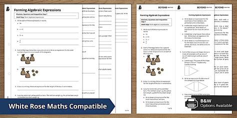 👉 Forming Algebraic Expressions Teacher Made Twinkl