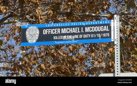 Los Angeles California Usa 20th December 2024 Lapd Officer Michael