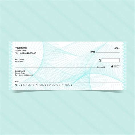 Mock Cheque Template Images Free Download On Freepik