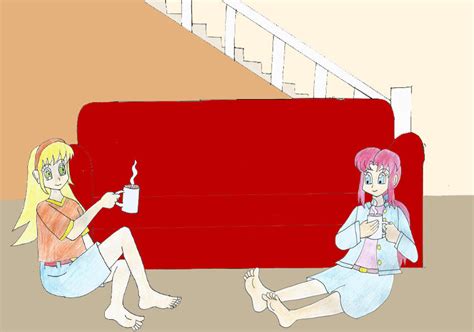 Cera And Ali Drinking Coco By Animedino1 On Deviantart