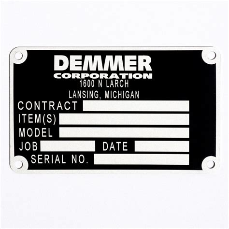 Iuid Plates And Labels Iuid Marking Verification And Registration Services