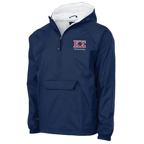 Kappa Sig Classic 14 Zip Rain Jacket Kappa Sigma Official Store