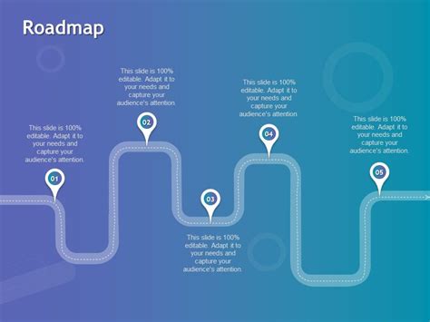 Roadmap Five Stage Process L Ppt Powerpoint Presentation Slides Graphics Presentation
