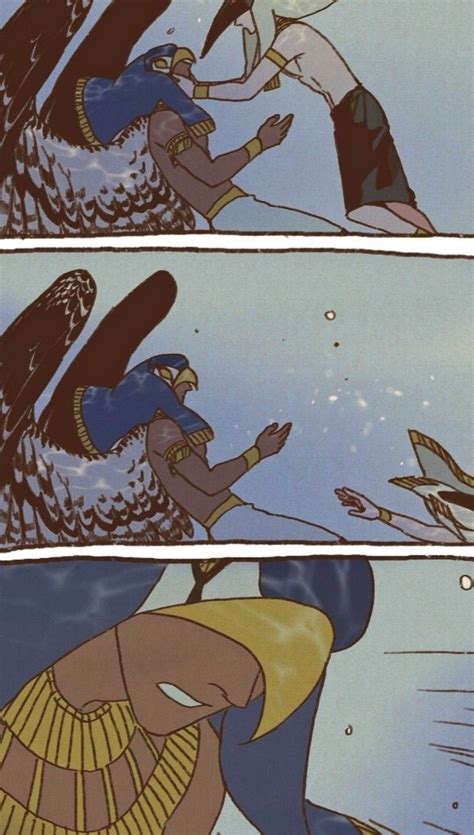 Seth And Horus Anime Egyptian Gods Of Egypt Horus
