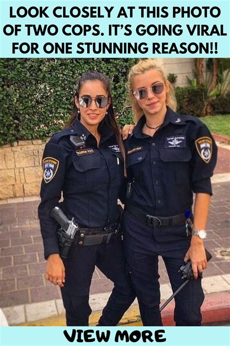 Look Closely At This Photo Of Two Cops Its Going Viral For One
