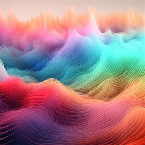 Premium Ai Image Sound Wawe Background