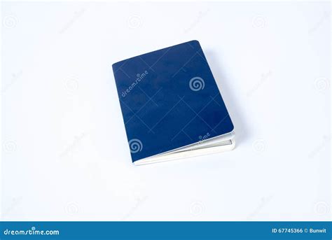 Blue Passport On A World Map Passport On A White Background Royalty