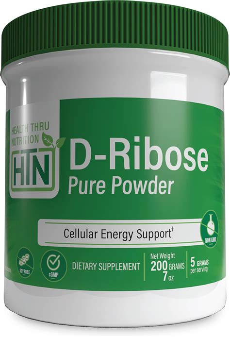 Nutricost D Ribose Powder 500 Grams 5000mg Per Serving