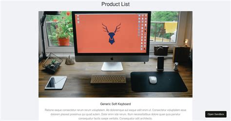 Angular Quiz Top 5 Products Codesandbox