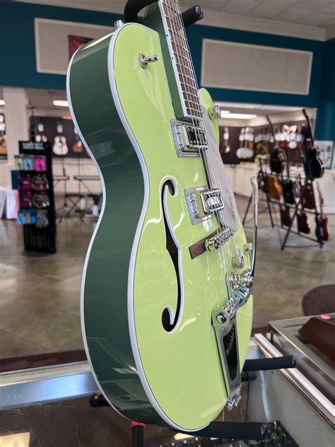 Gretsch 5420t Two Tone Anniversary Green Hollow Body The Guitar Vault