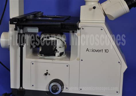 Fluorescence Microscopes Zeiss Axiovert 10 Inverted Fluorescence
