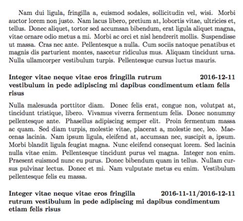 Floats How To Wrap Around Right Aligned Text In A Subsection Headline