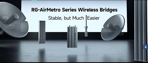 Rg Airmetro550g B Reyee Base Station Wireless Bridges Ac