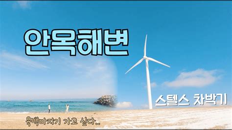 우애부부tv 7 안목해변 차박캠핑 스텔스 차박기 쏘렌토 차박 부부캠핑 육백마지기 통제중 강릉 엄지네