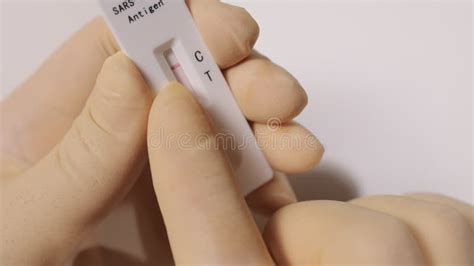 非典型肺炎cov2抗原快速检测阴性结果civid19 库存照片 图片 包括有 快速 医疗 结果 测试 214776376