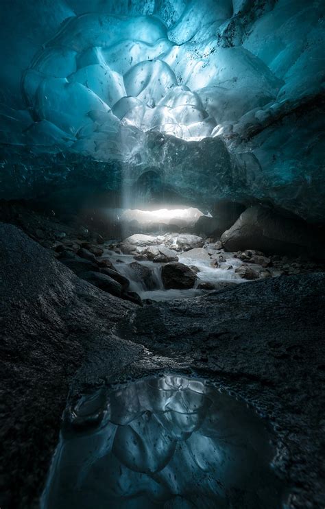 Ice Cave Wallpapers 4k Hd Ice Cave Backgrounds On Wallpaperbat
