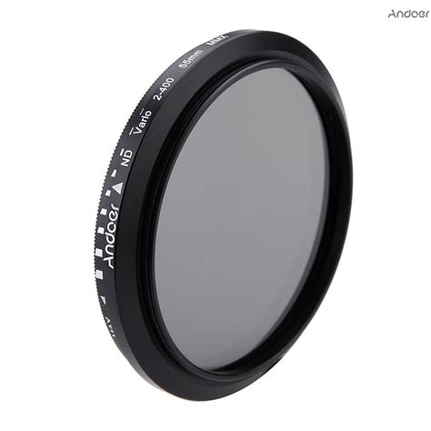 Andoer 55mm Nd Fader Neutral Density Adjustable Nd2 To Nd400 Variable