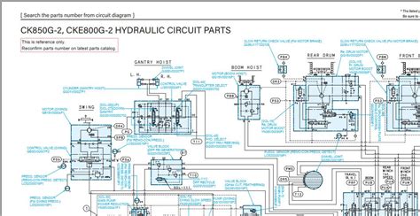 Kobelco Crawler Crane CKE800G 2 Electric Hydraulic Circuit Diagram