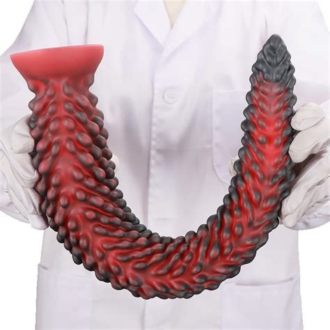 Extra Long Monster Tentacle Dildo Silicone Huge Spiked