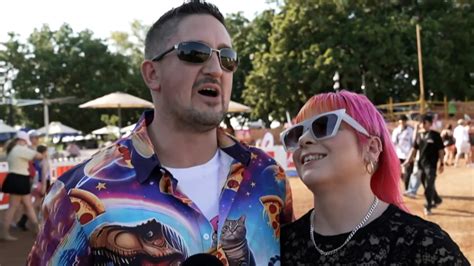 Darwins Bass In The Grass Flooded With Party Goers During The Iconic