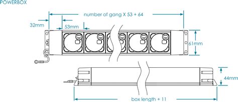 Powerbox Usb Charging Power And Data Soft Wiring Cable Management