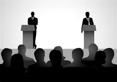 Royalty Free Debate Clip Art Vector Images And Illustrations Istock