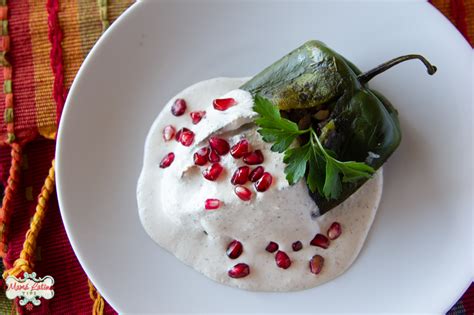 Authentic Chiles En Nogada Stuffed Peppers In Walnut Sauce • Mama