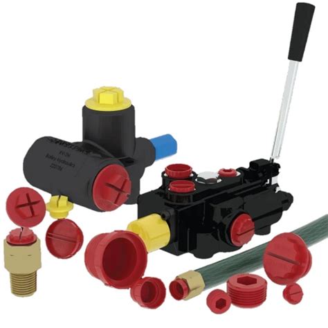 Flared Jic Pipe Fittings Jic Threaded Plug Hydraulic Plastic Screw Cap