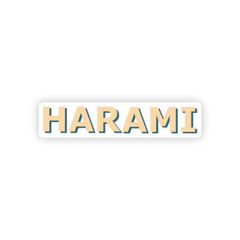 Harami Sarcasm Sticker