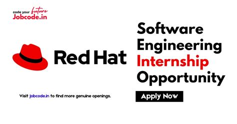 Red Hat Software Engineering Internship Apply Now Jobcode
