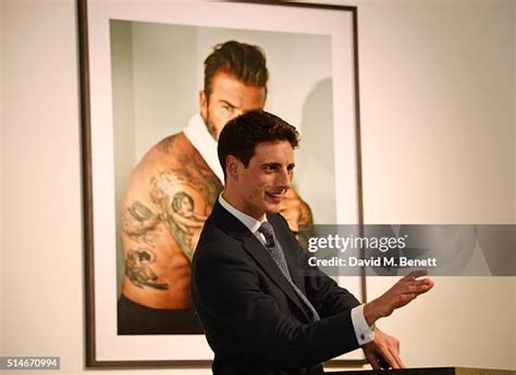 Henry Highley Auctions Lots During A Charity Auction Of David News Photo Getty Images