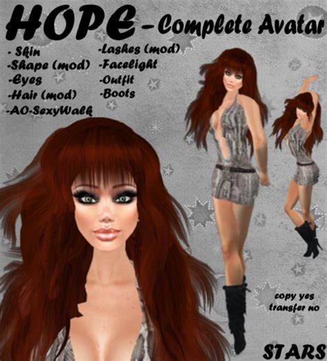 Second Life Marketplace Hope Complete Avatar