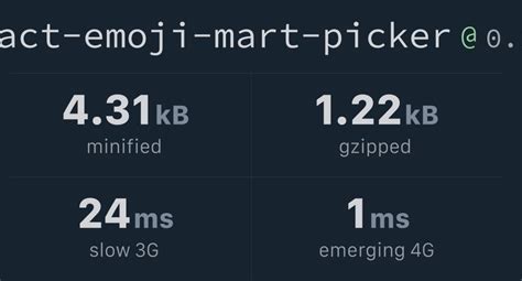 React Emoji Mart Picker Bundlephobia