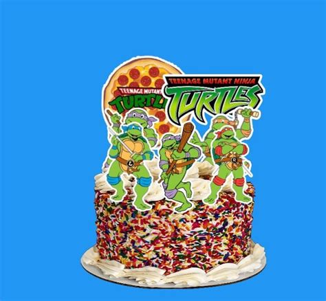 2014 Teenage Mutant Ninja Turtles Birthday Cake Decoset® Teenage