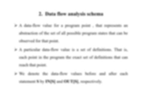 Solution C2b2 Code Optimization Data Flow Analysis Data Flow Analysis