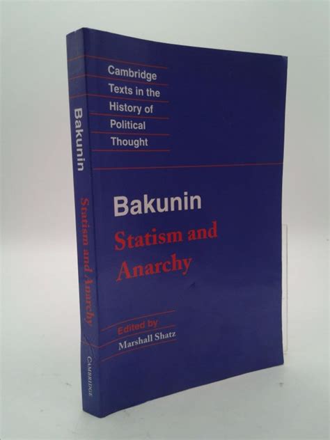 Bakunin Statism And Anarchy By Mikhail Aleksandrovich Bakunin Etsy