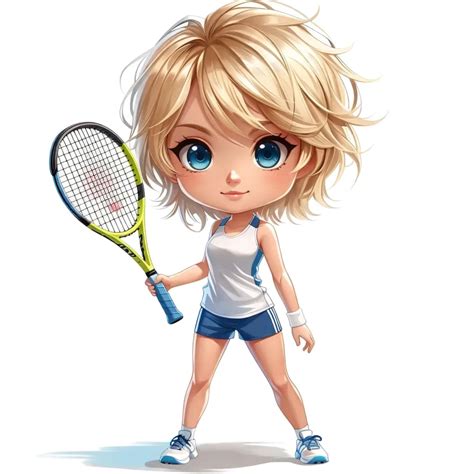 10 Tennis Girl Clipart Chibi Girl Tennis Tennis Player Wimbledon