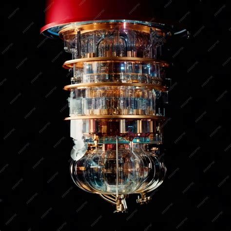 Premium Ai Image Data Storage Center Quantum Computer Database Cloud Computing Concept