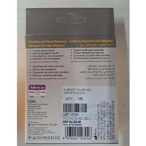 Tynor Wrist Cap Sizes M At Rs 200 In Bengaluru Id 2852311266662