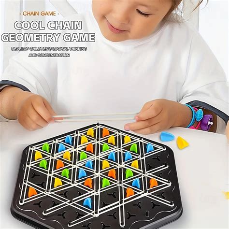triangular chain mastermind develops logical thinking and problem