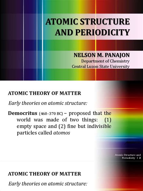 02 Atomic Structure And Periodicity Pdf Atomic Orbital Periodic